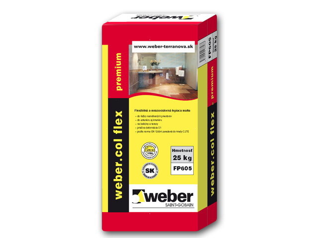 webercol flex premium - Lepidlo na obklady a dlažby | Weber