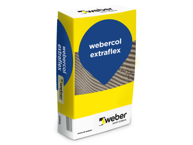 webercol extraflex - Nízkoprašné lepidlo na obklady | Weber